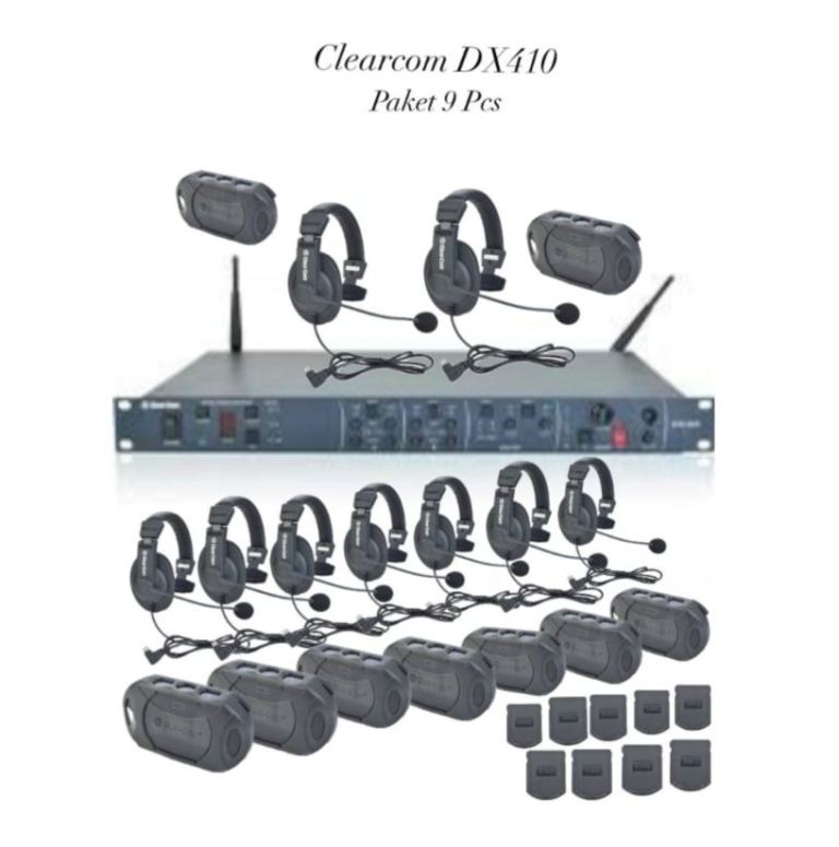 Clearcom Paket 9 Unit – Sewa HT | Sewa Clearcom | 087776162900